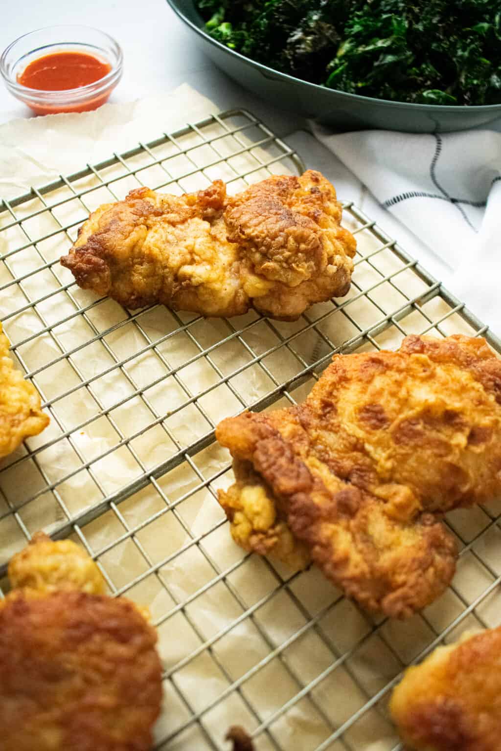 Light & Crispy Fried Chicken - Bite your Cravings